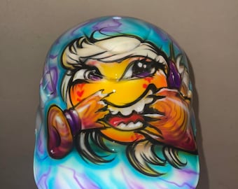 Airbrushed Beach Scene Hat - Etsy