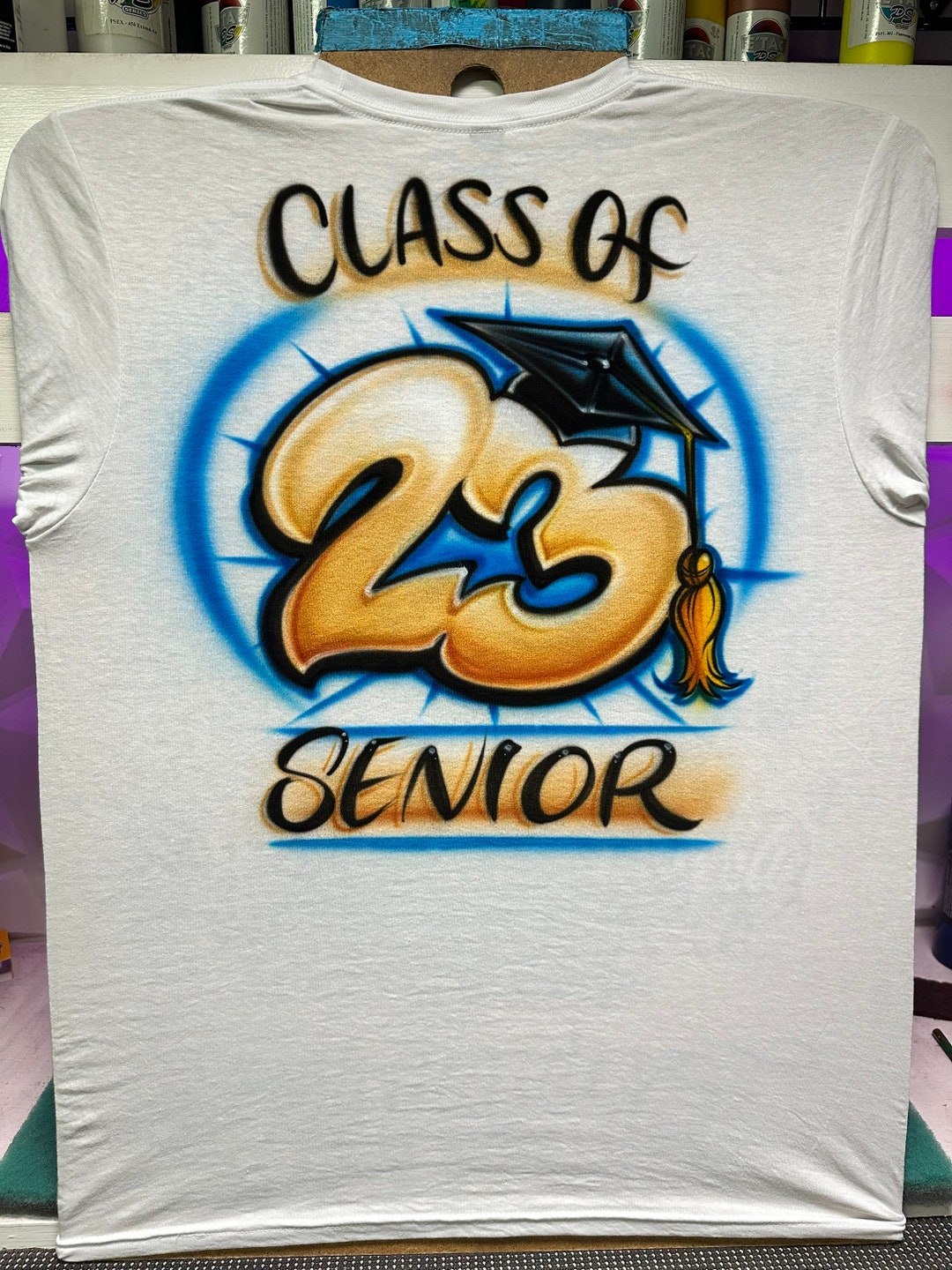 Class of Airbrushed Tshirt - Etsy