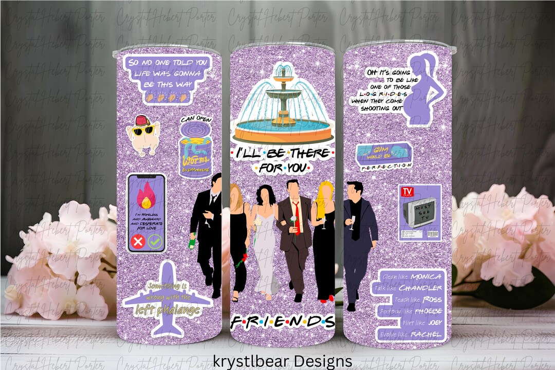 Friends TV Show Tumbler Wrap: Central Perk 20oz (digital Download) - Etsy