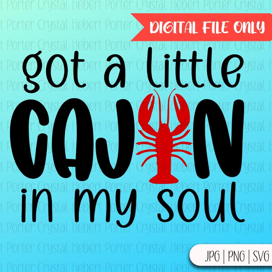 Cajun Soul SVG: Louisiana Pride Cut File (digital Download) - Etsy