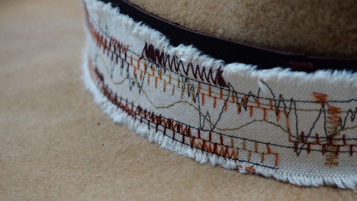 Natrual Dyed Felt Hat // Wool Felt Hat // Size 57cm // Diamond Fedora ...