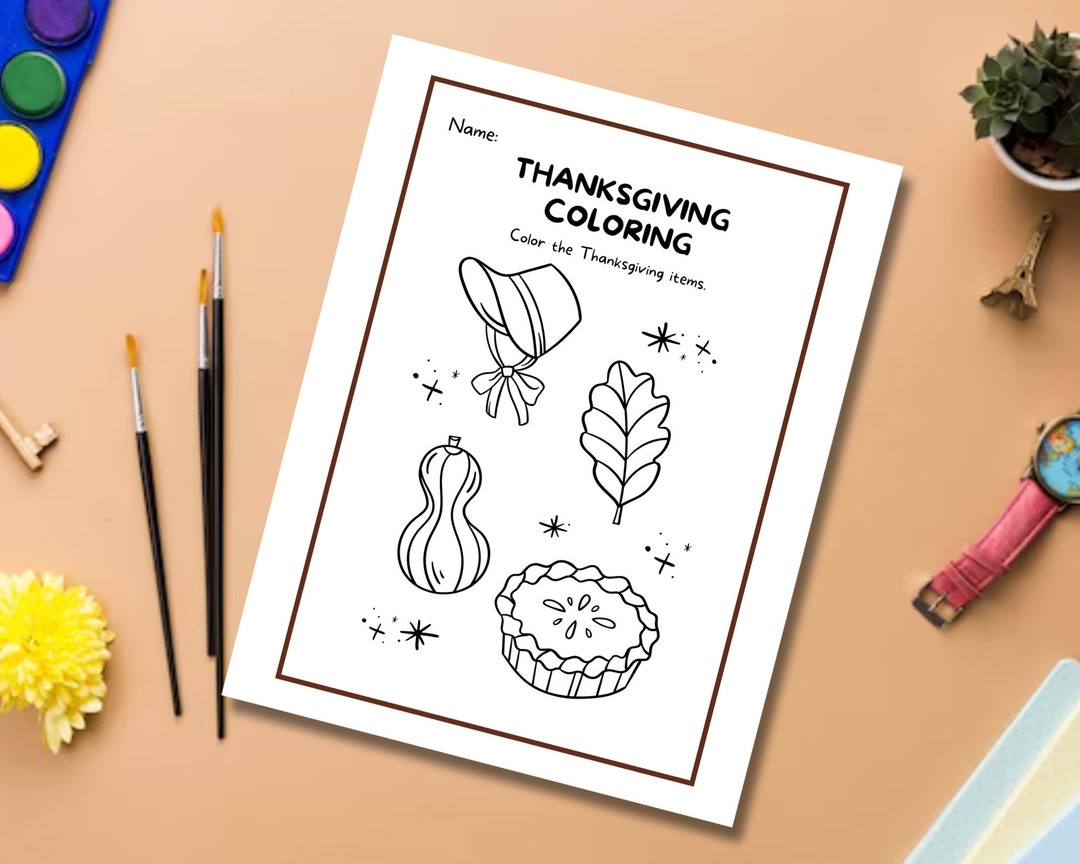 Thanksgiving Coloring Pages, Fall Coloring Sheets, Dark Orange ...