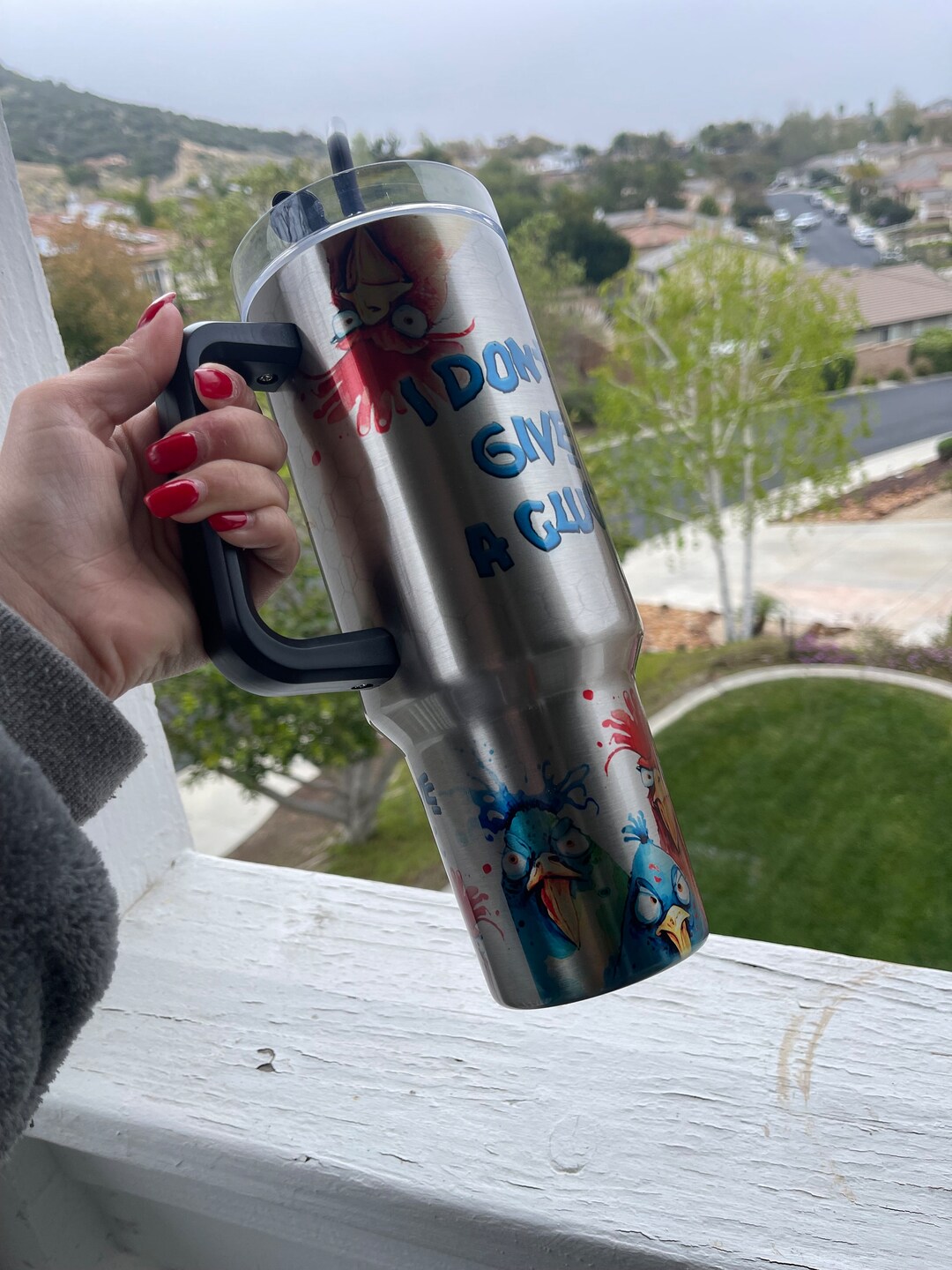 Rooster Manly 40 Oz Stanley Dupe - Etsy