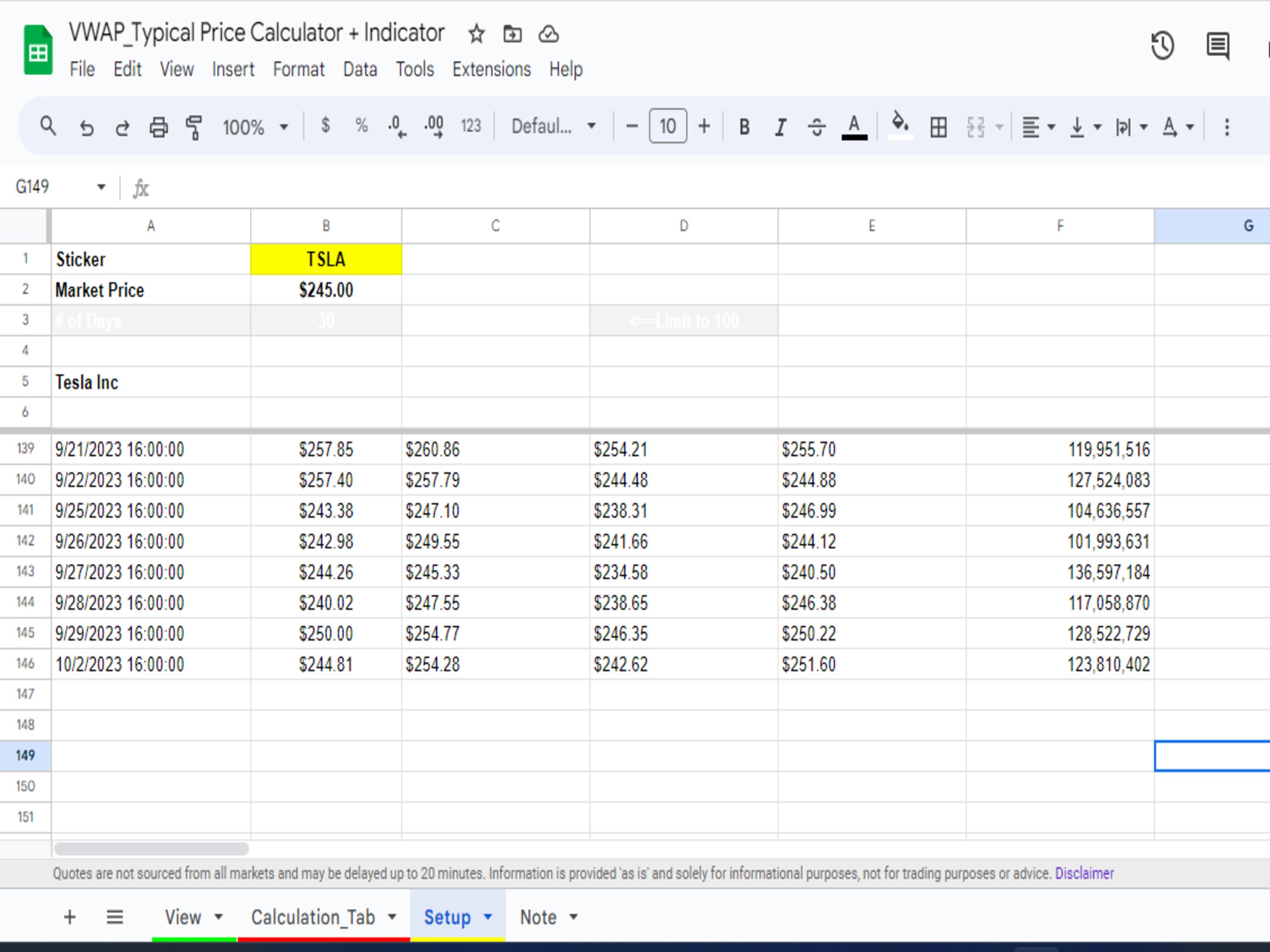 VWAP With Typical Price Calculator - Etsy