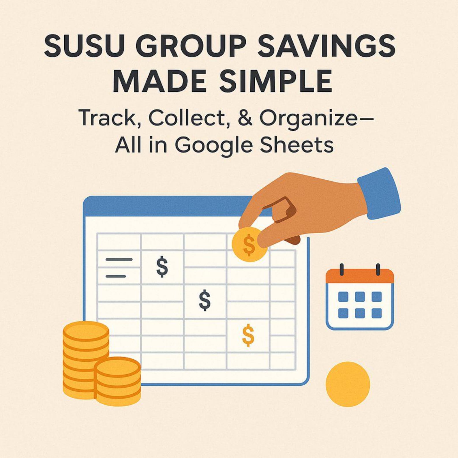 Susu/sou-sou Money Tracker Spreadsheet (version 1) - A Treasurer’s Top ...