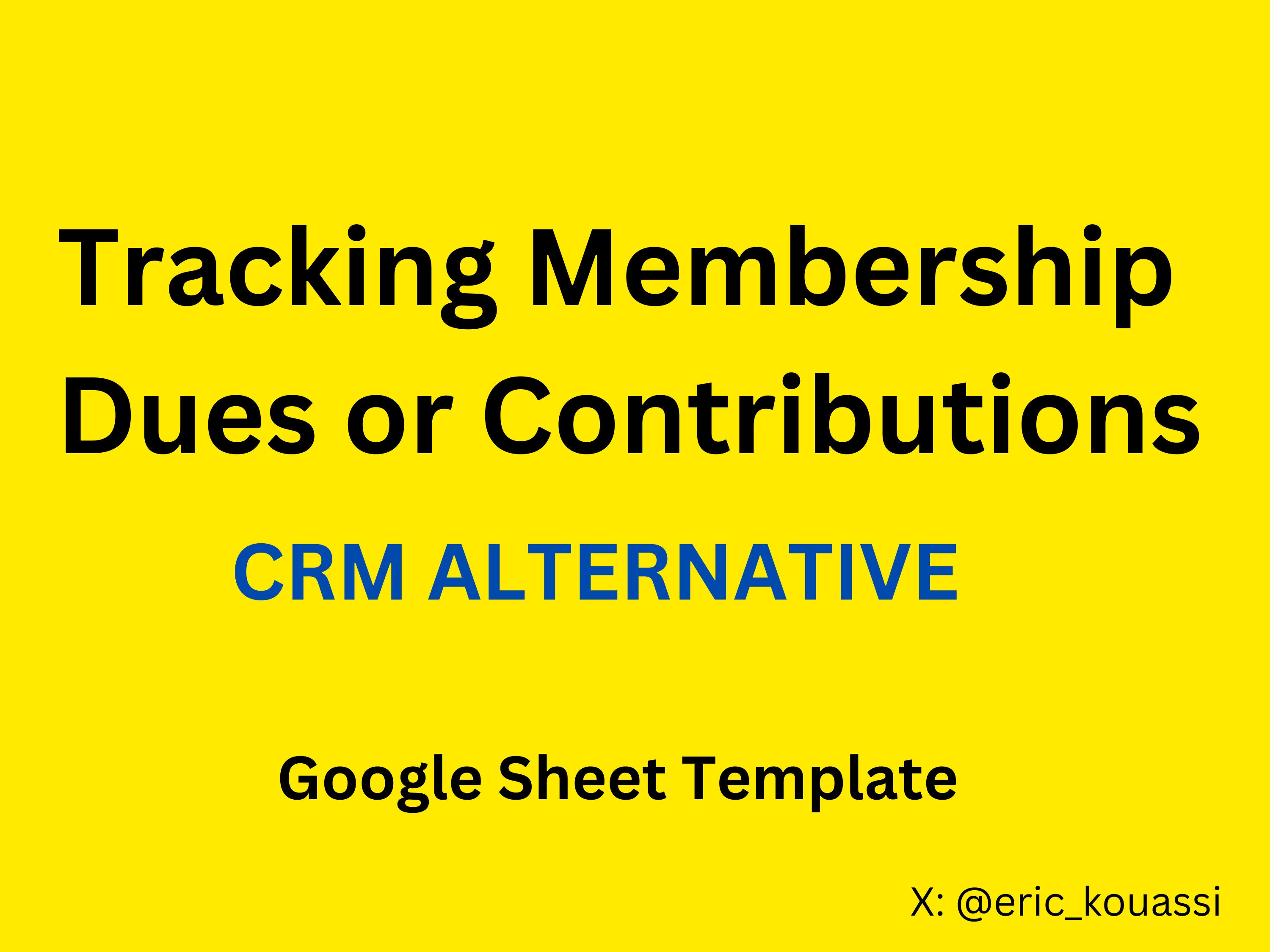 Group Contribution Tracker | Easy Google Sheets Template for Clubs ...