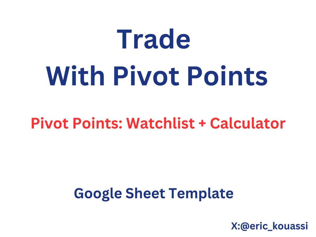 Watchlist And Pivot Points Etsy 7084