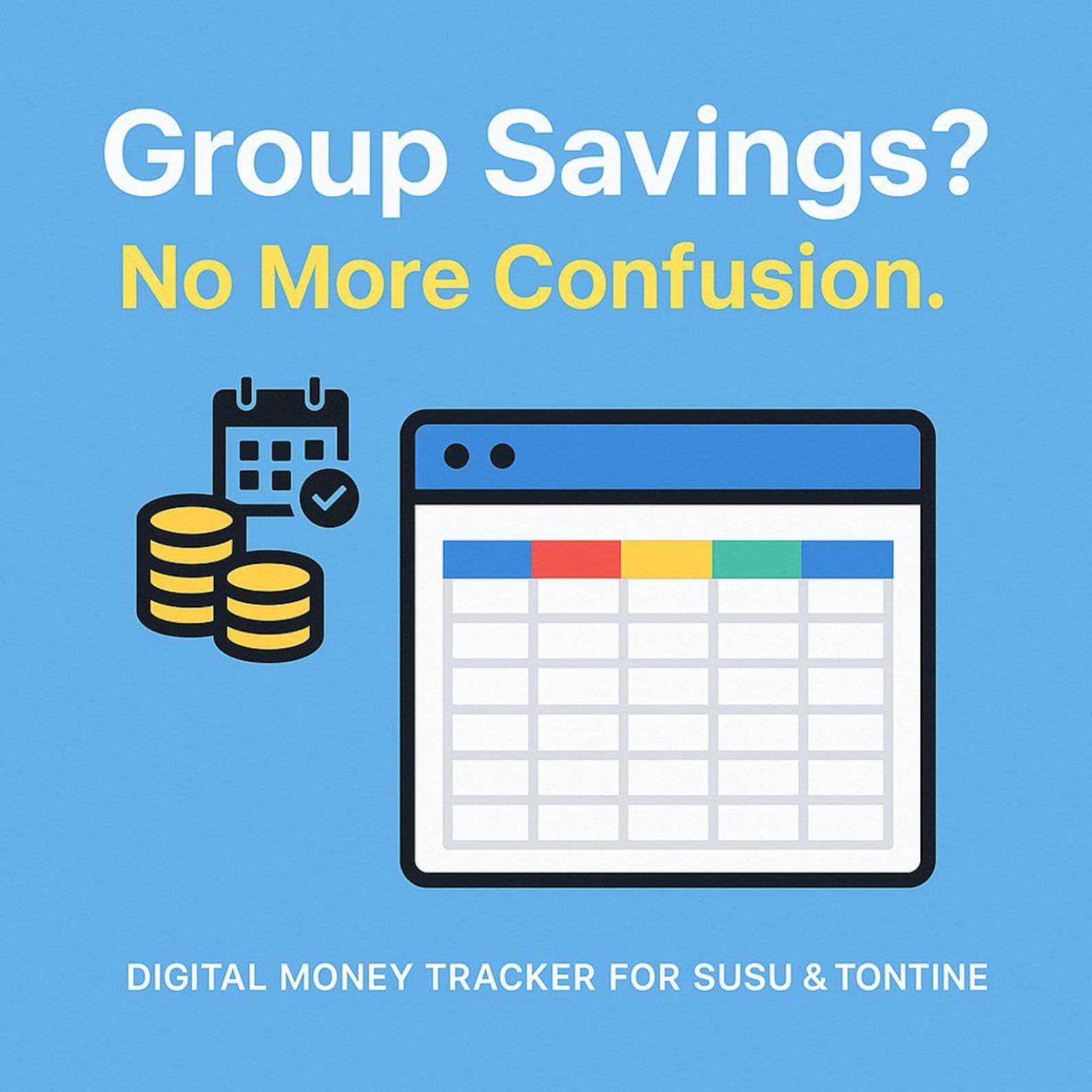 Susu/sou-sou Money Tracker Spreadsheet (version 1) - A Treasurer’s Top ...