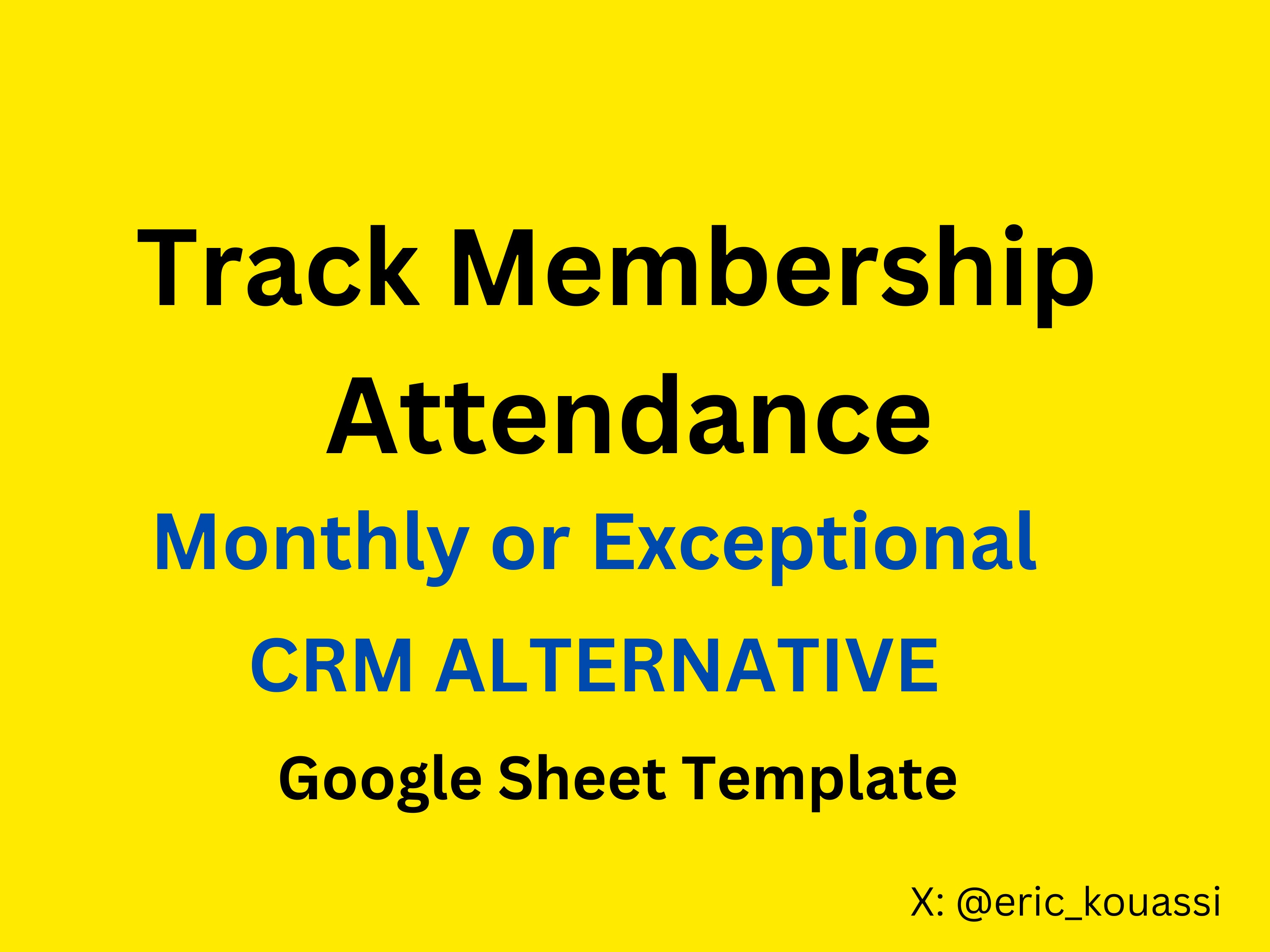 Attendance Made Easy With Google Sheets! - Etsy