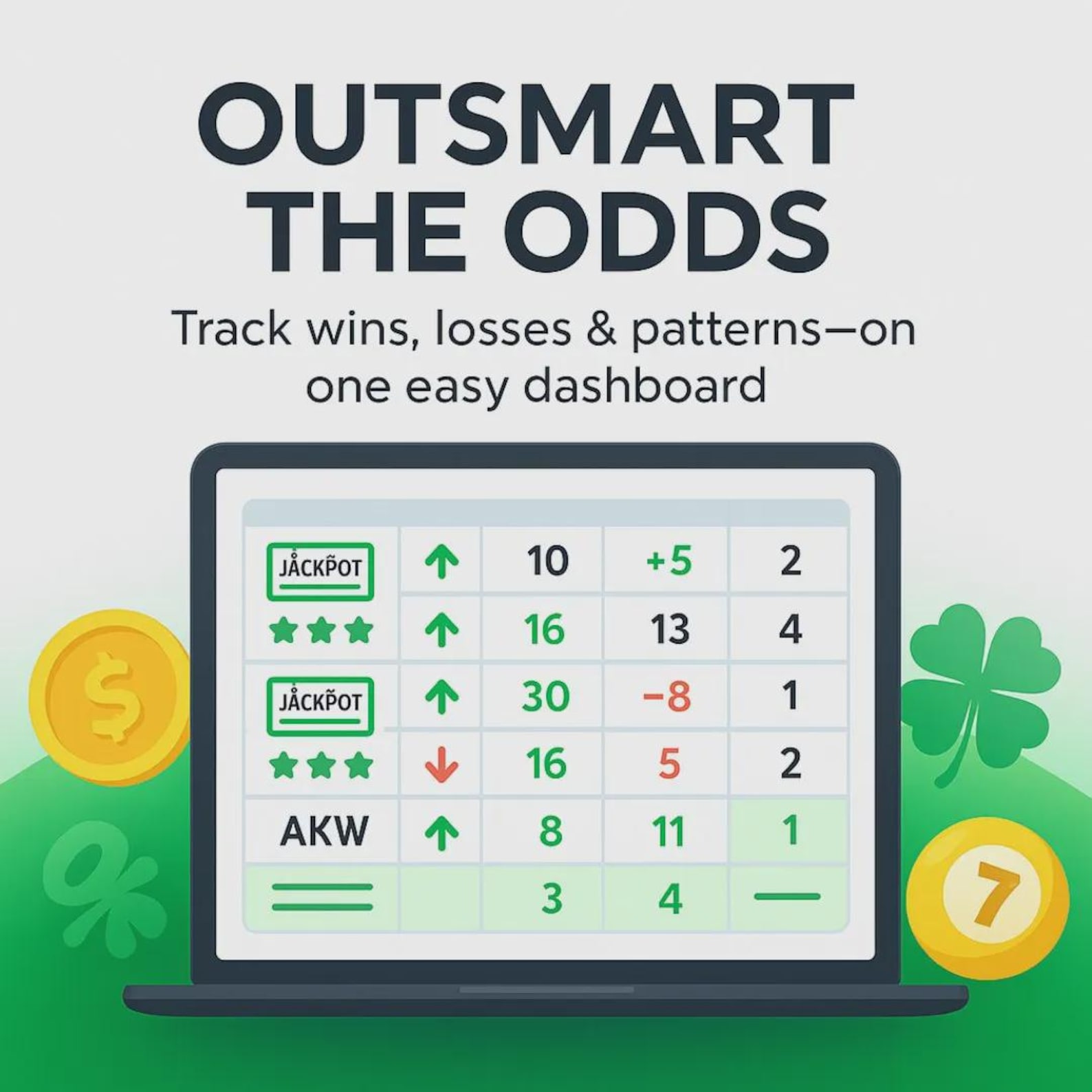 Lottery Ticket Tracker and Analyzer | Budget & Winnings Log | Printable ...