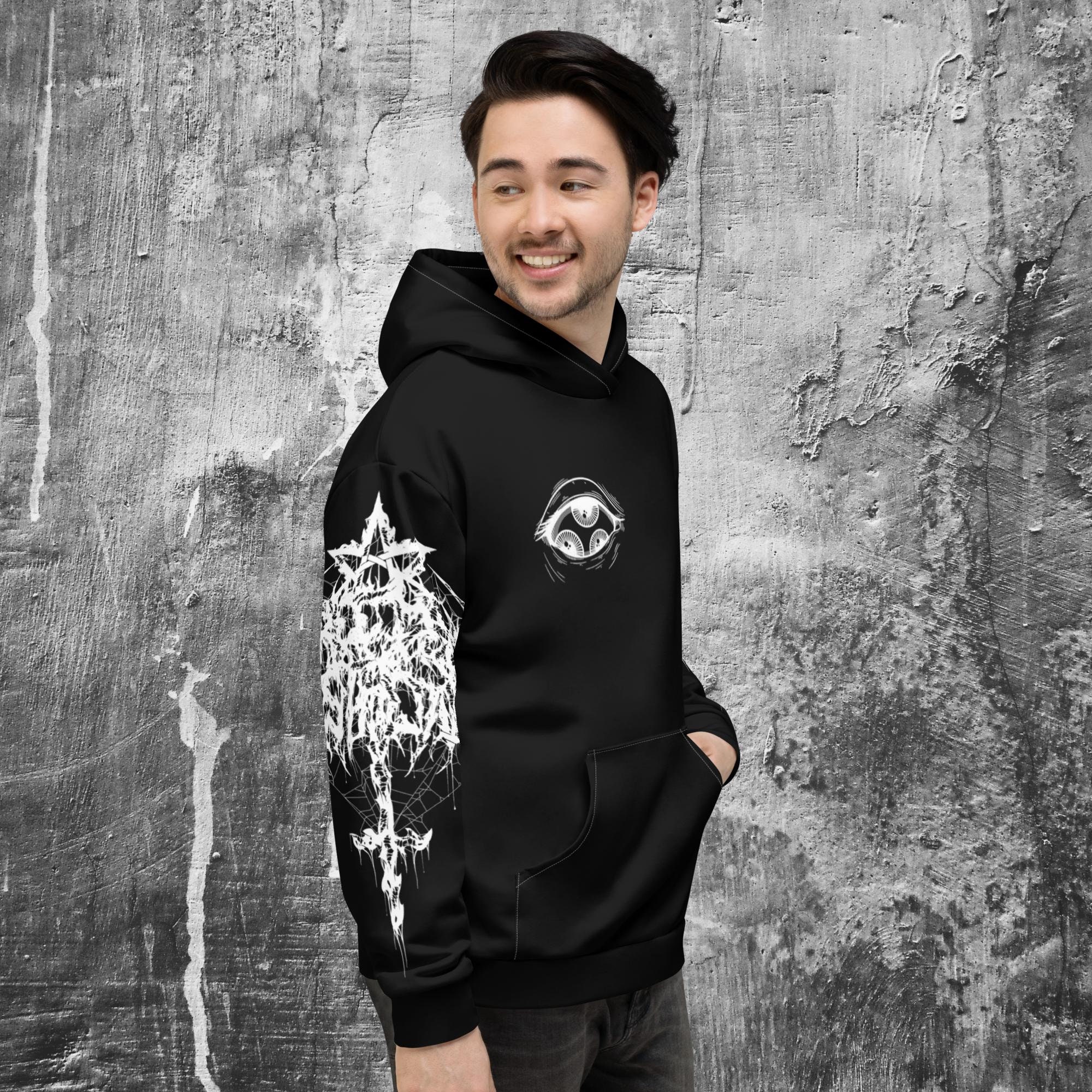 STA LOGO Sigil Satanic Pullover Sweater Gothic Pentagram Demon ...