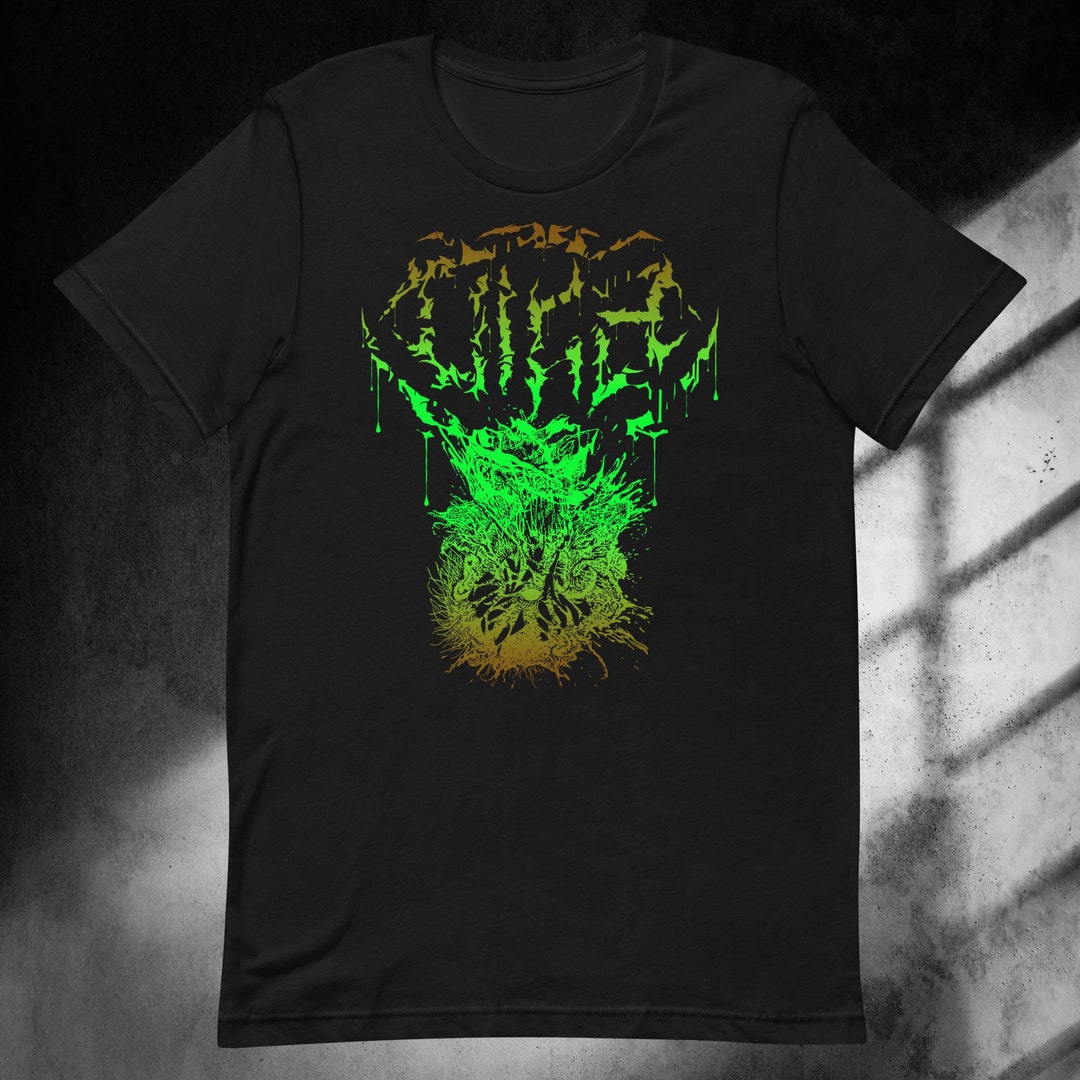 VILE ORIGINAL DESIGN Deathcore Logo Organic T-shirt - Etsy