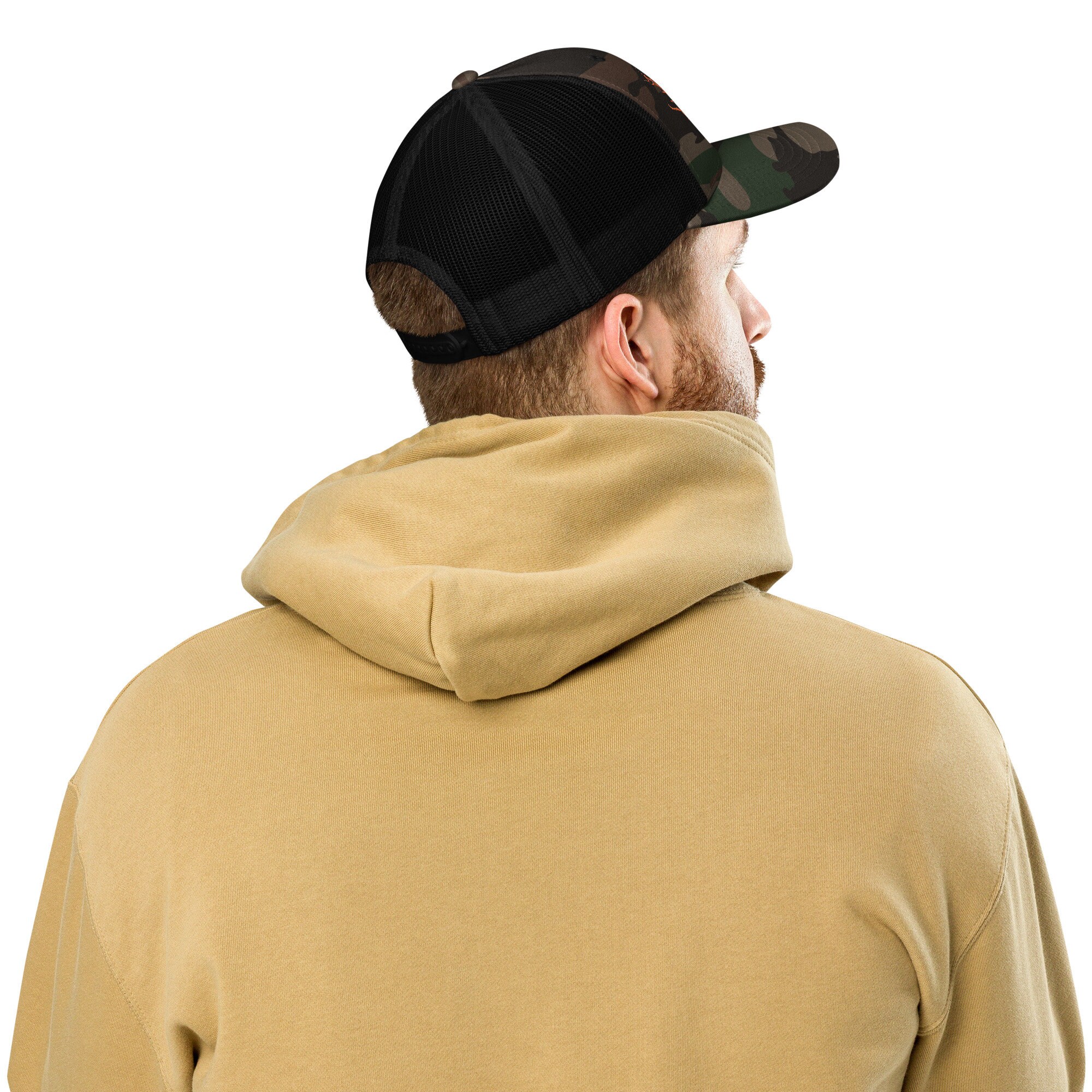 Lorna Shore Deathcore Hunter Orange Camouflage Trucker Hat - Etsy