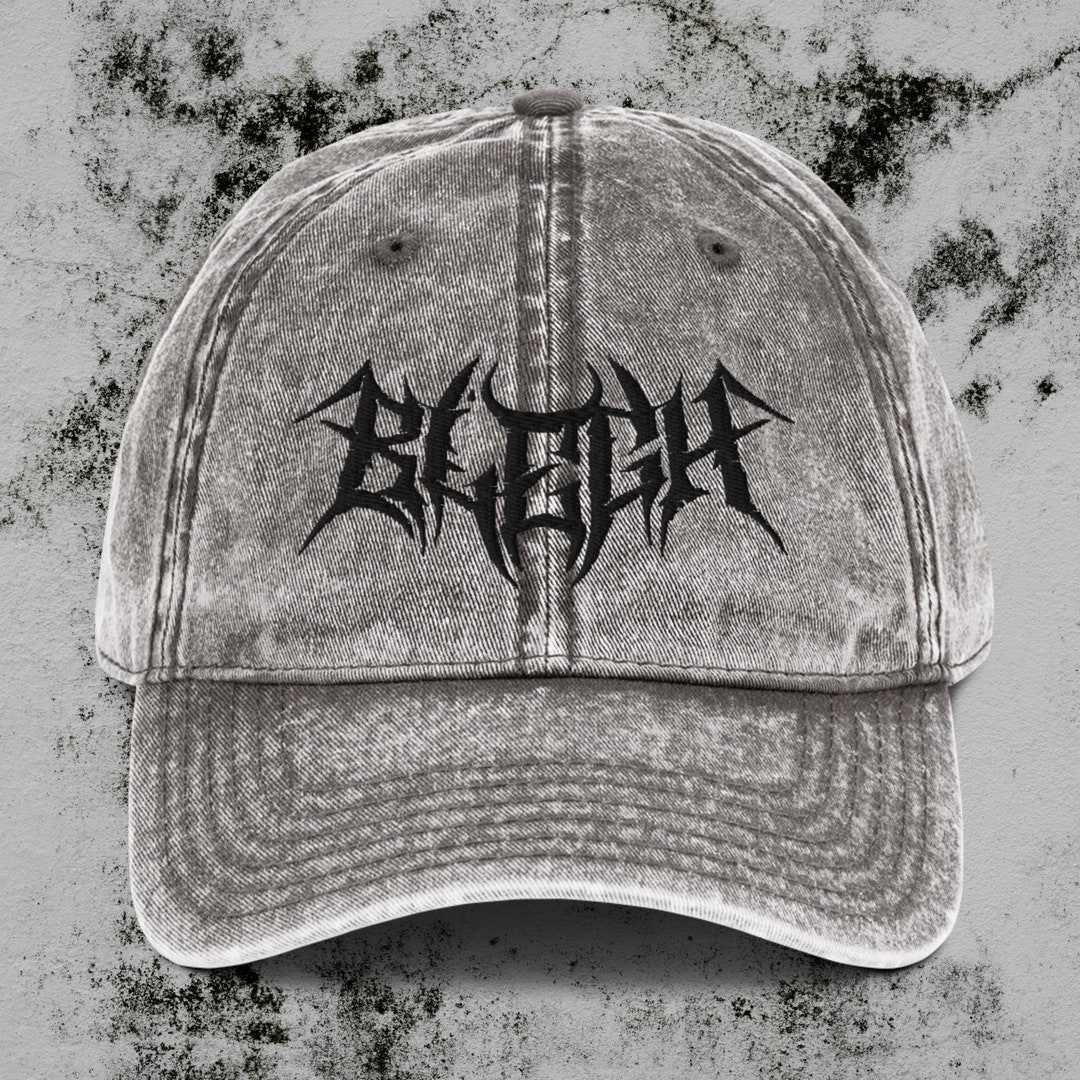 BLEGH Vintage Twill Cap Deathcore Clothing Gothic Clothes Dark ...