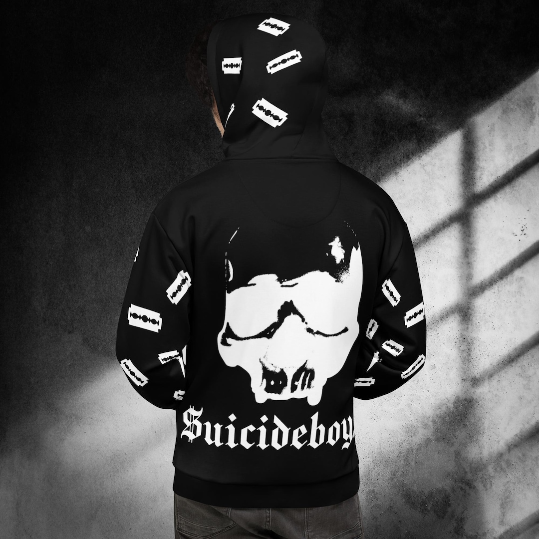 Suicideboys G59 Razor Blade Skull Horrorcore Hoodie Edgy Clothing Alt ...