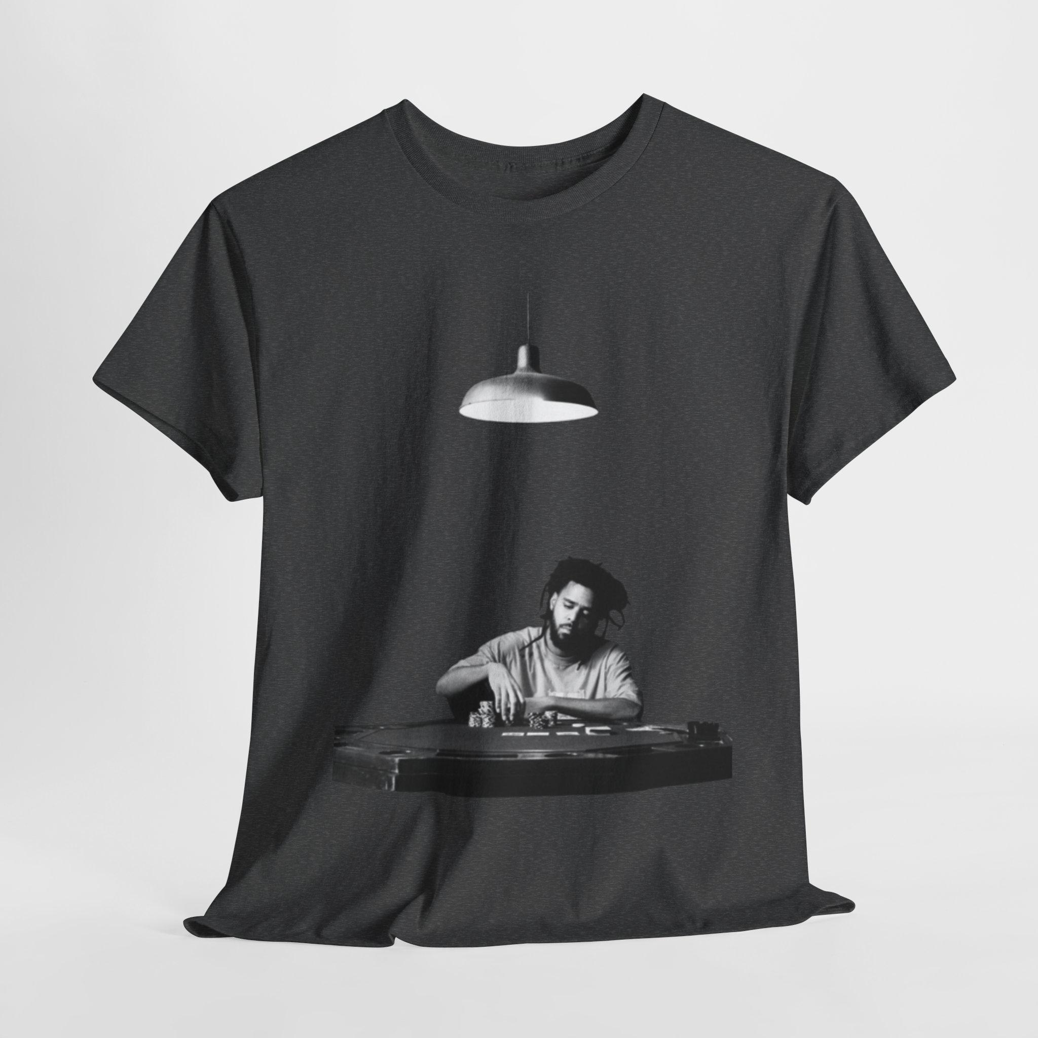 J. Cole Vintage T-shirt, J. Cole Playing Poker, J Cole Tee, J. Cole ...