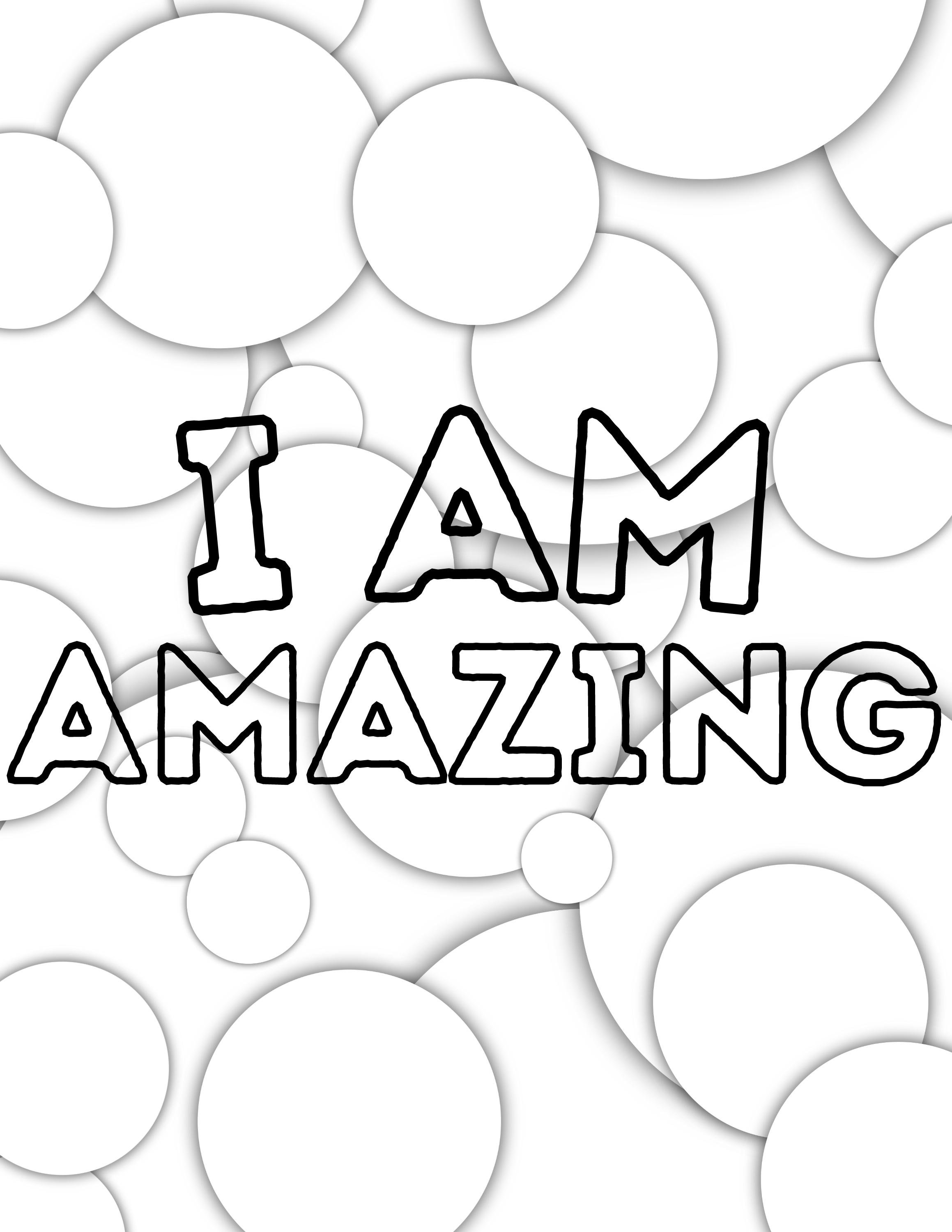 Affirmation Coloring Sheets - Etsy