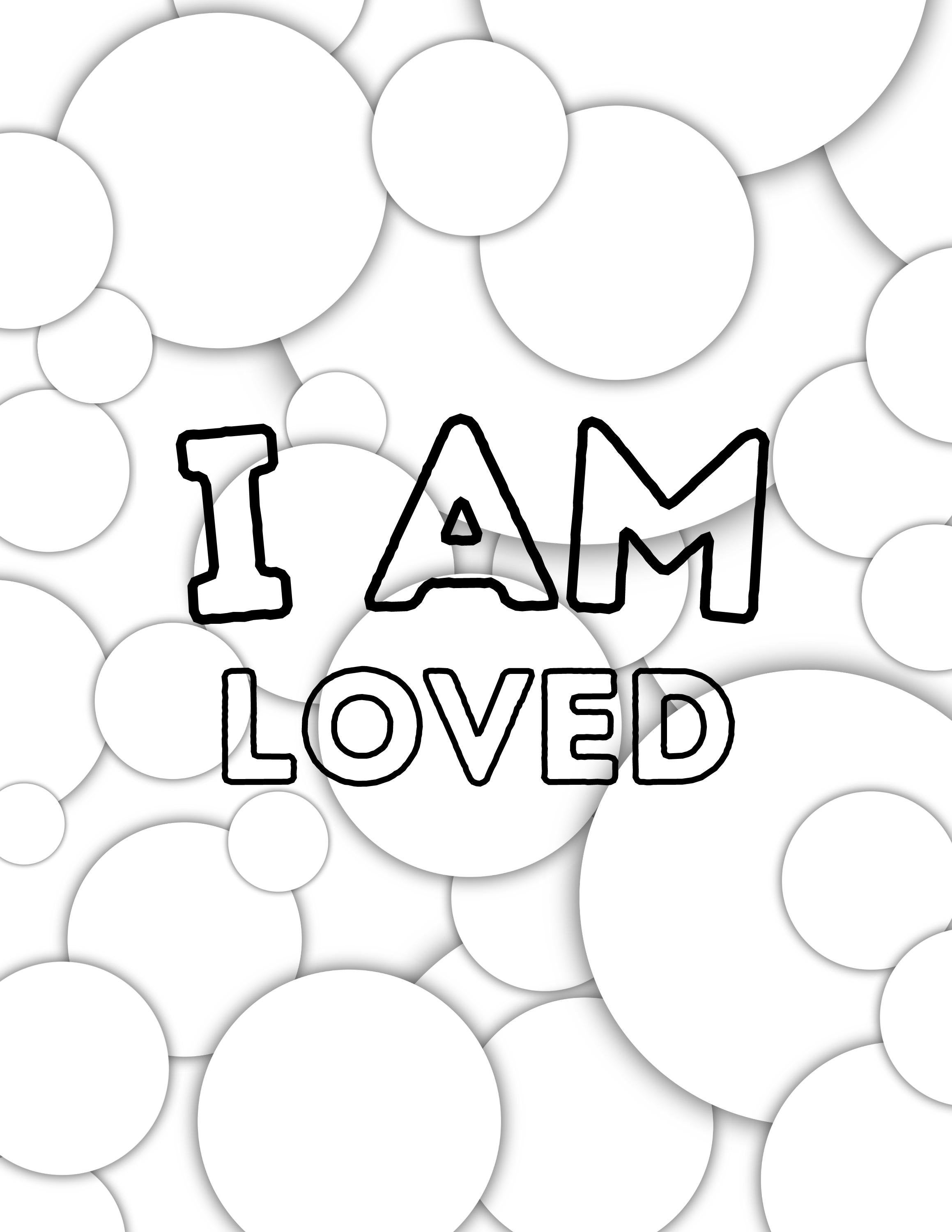Affirmation Coloring Sheets - Etsy
