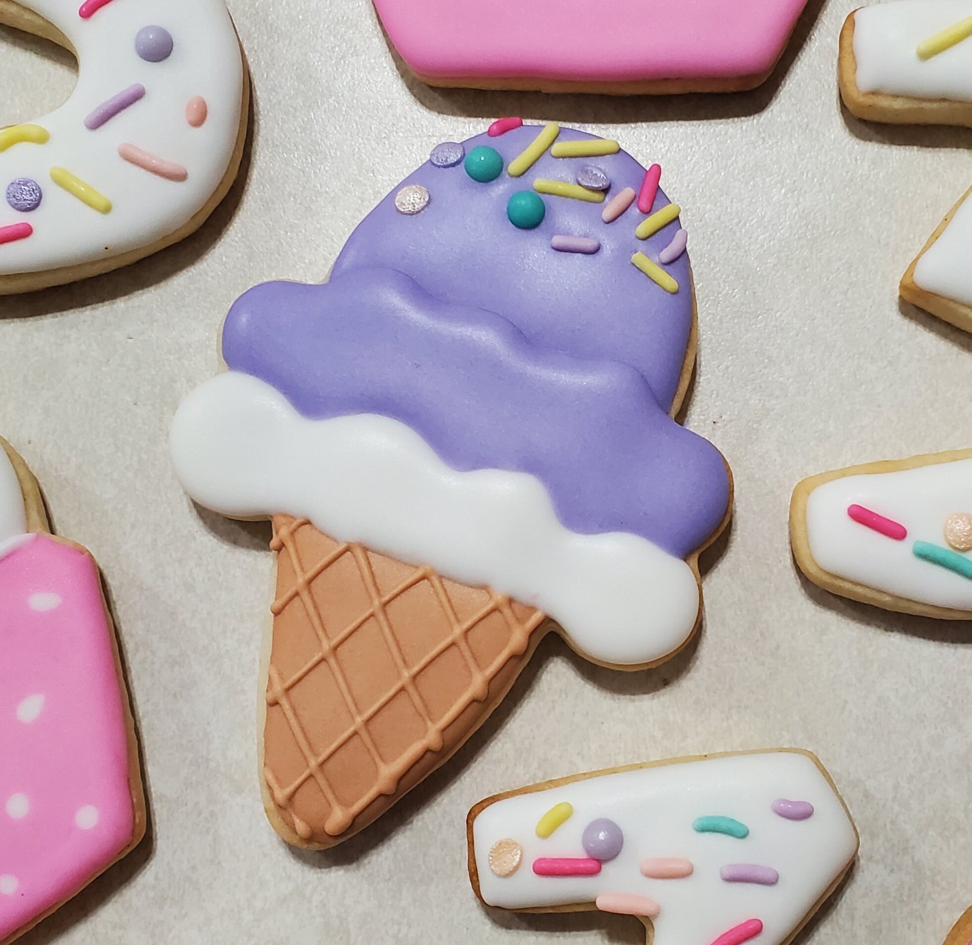 Ice Cream Cookies/ Happy Birthday/galletas - Etsy