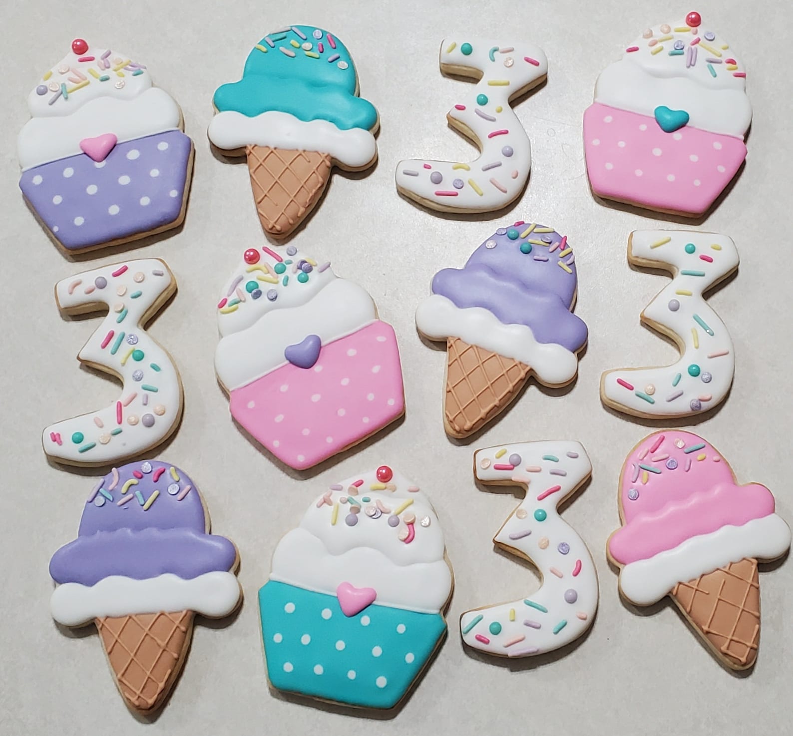 Ice Cream Cookies/ Happy Birthday/galletas - Etsy
