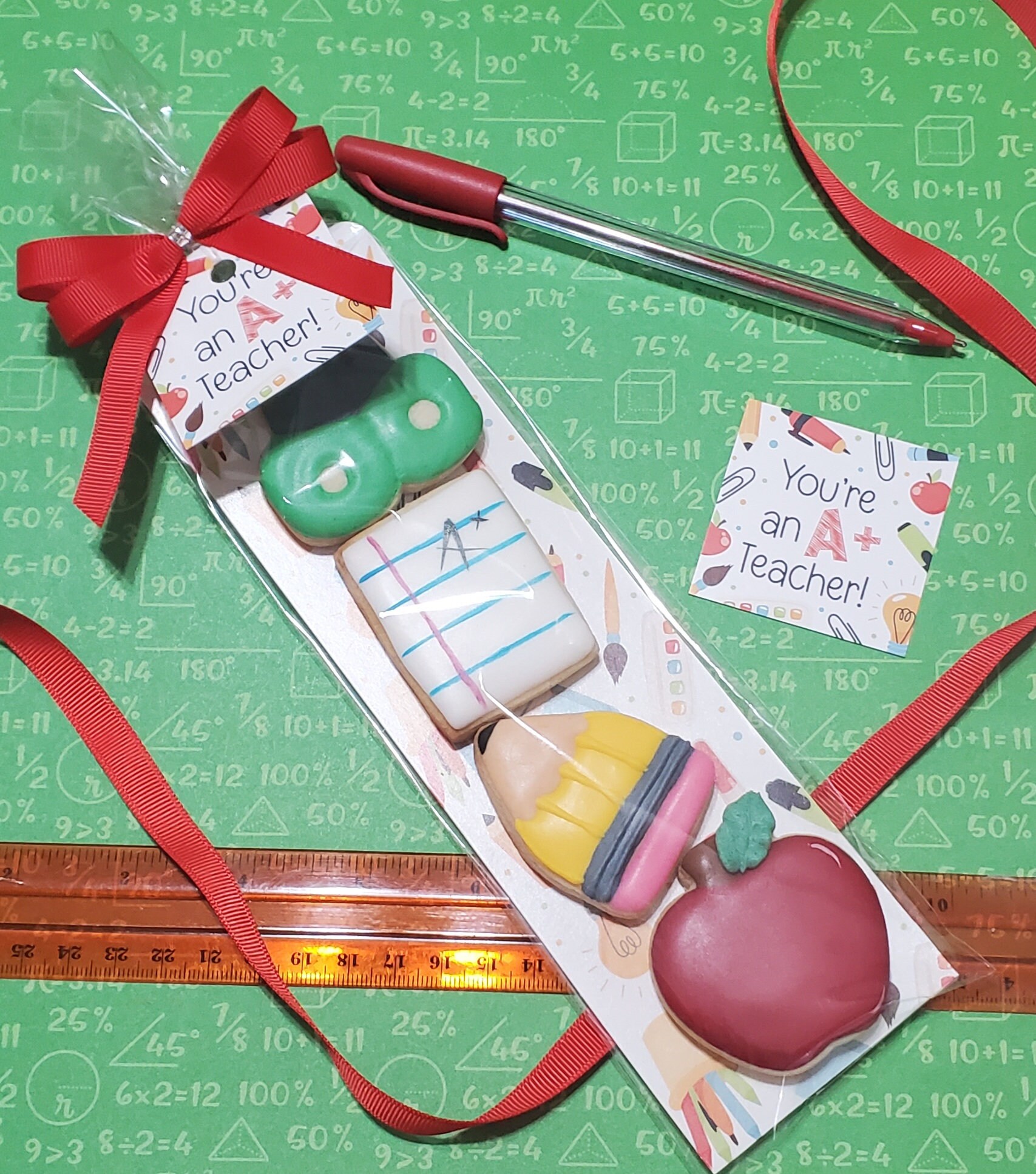 Teacher Appreciation Cookie Sleeves / Thank You /sugar Cookie - Etsy