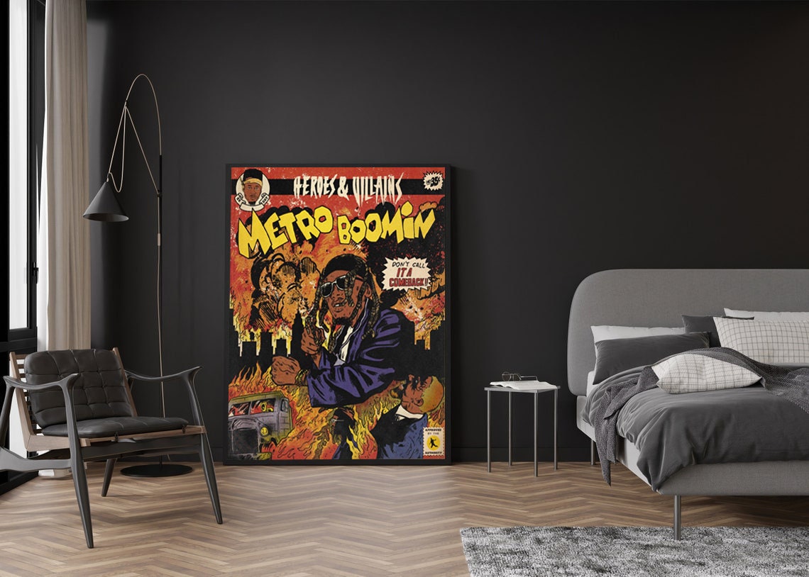 Metro Boomin Comic Cover Poster Metro Boomin Poster Trap - Etsy