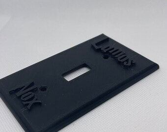 Lumos Nox Castle Light Switch Plate - Etsy