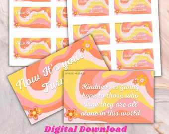 Kindness Cards Compliment Cards Inspirational (Instant Download) - Etsy