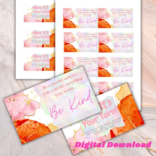 Kindness Cards - Etsy