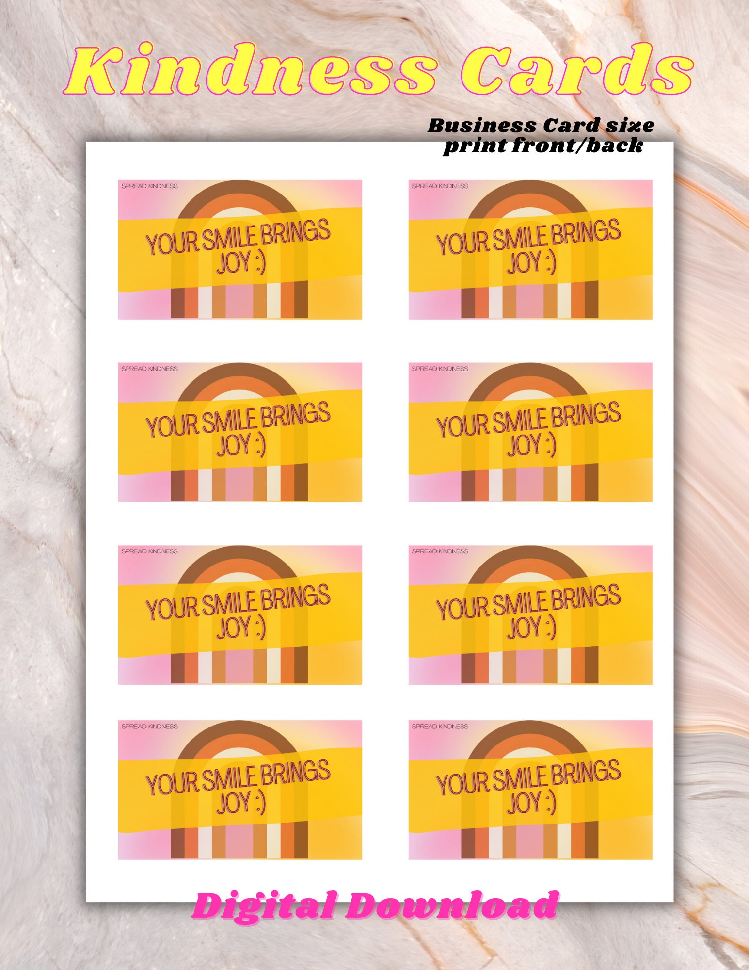 Kindness Cards, Compliment Cards, Inspirational Message, Mindfulness ...