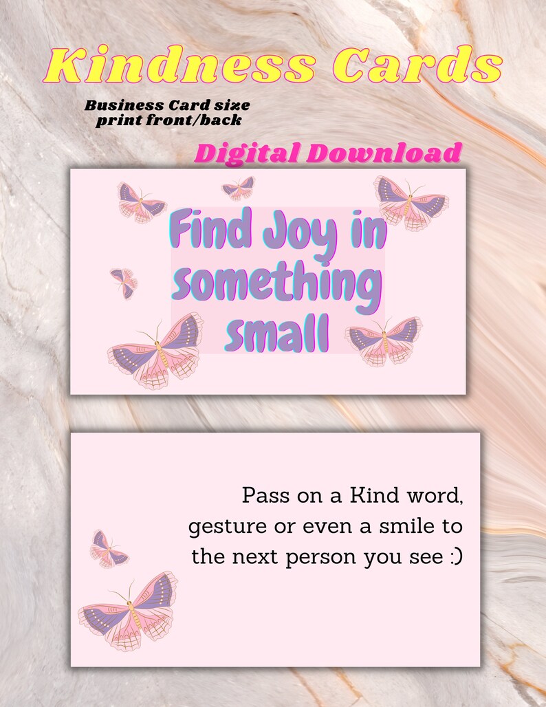Kindness Cards Compliment Cards Inspirational Message - Etsy