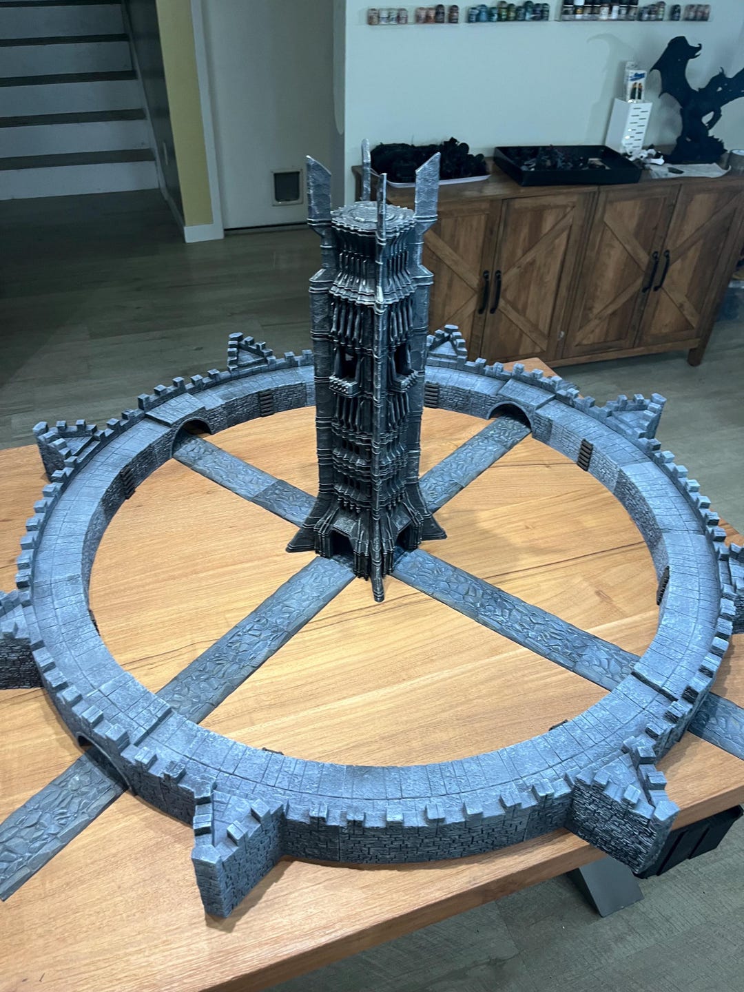 Middle Earth Painted Terrain Set - Tower of Orthanc/ Wizard Tower - Etsy