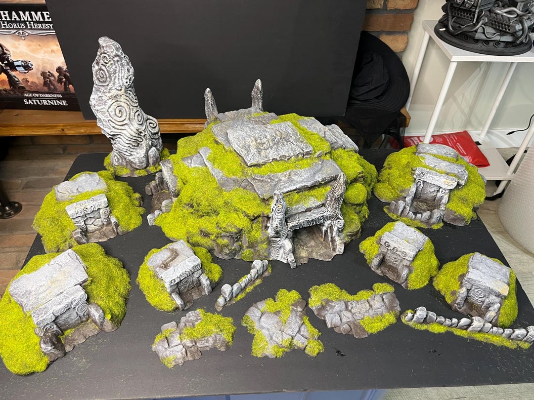 Middle Earth Painted Terrain Set - the Barrow Land - Etsy