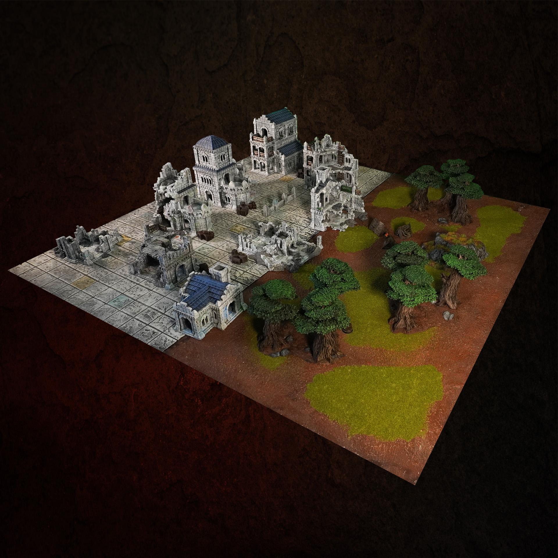 Middle Earth Painted Terrain Set - Borderlands of Tor Ithilas ...