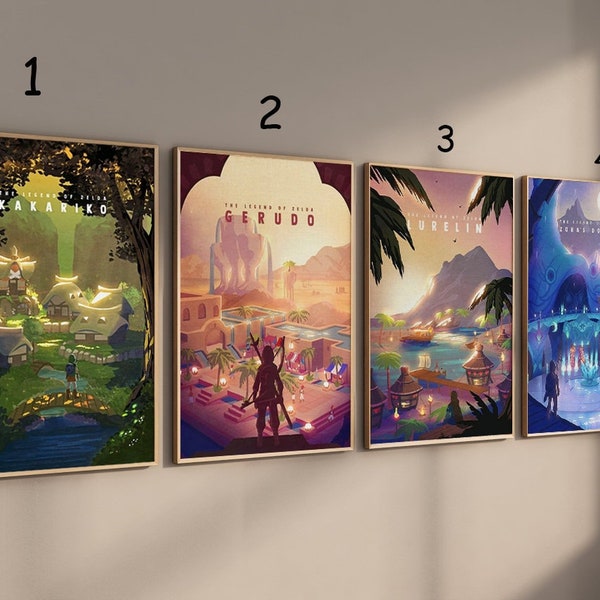 Legends of Zelda Poster - Etsy