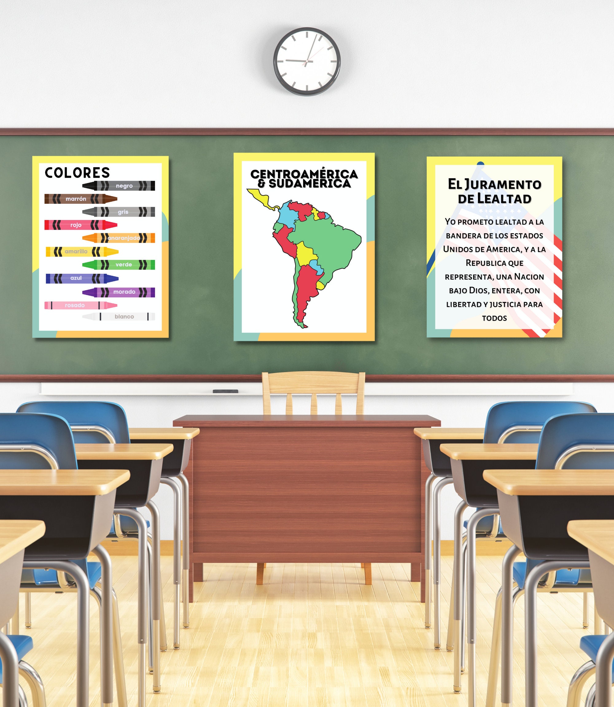 Spanish Class Poster Bundle DIGITAL DOWNLOADS - Etsy