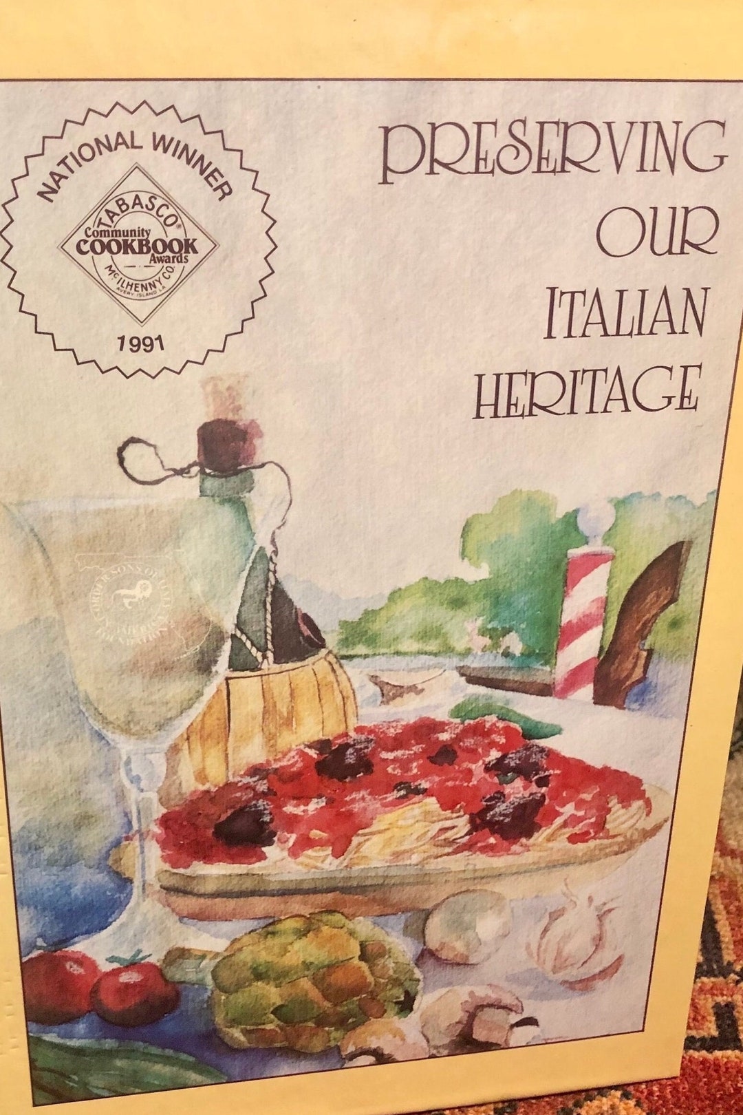 Vintage Italian Cookbook-preserving Our Italian Heritage - Etsy
