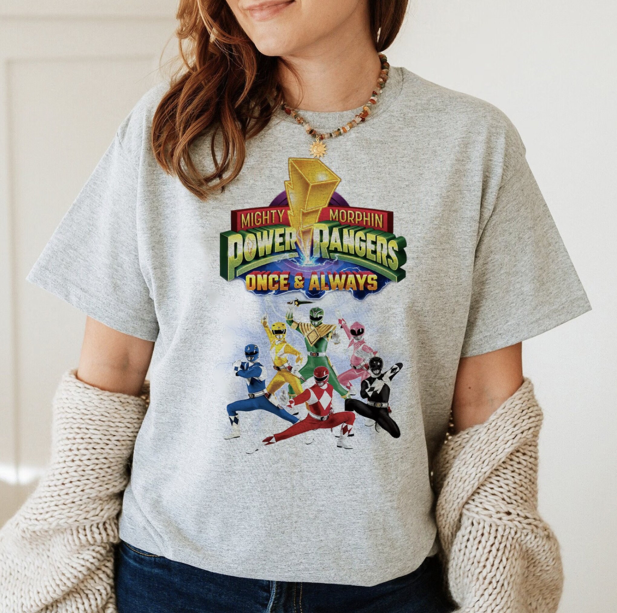 Mighty Morphin Power Ranger Shirt, Once and Always Shirt, Power Ranger ...