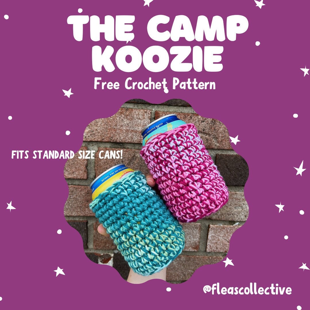 Crochet Koozie Pattern, Crochet Koozie, Can Koozie, Crochet Pattern, No ...