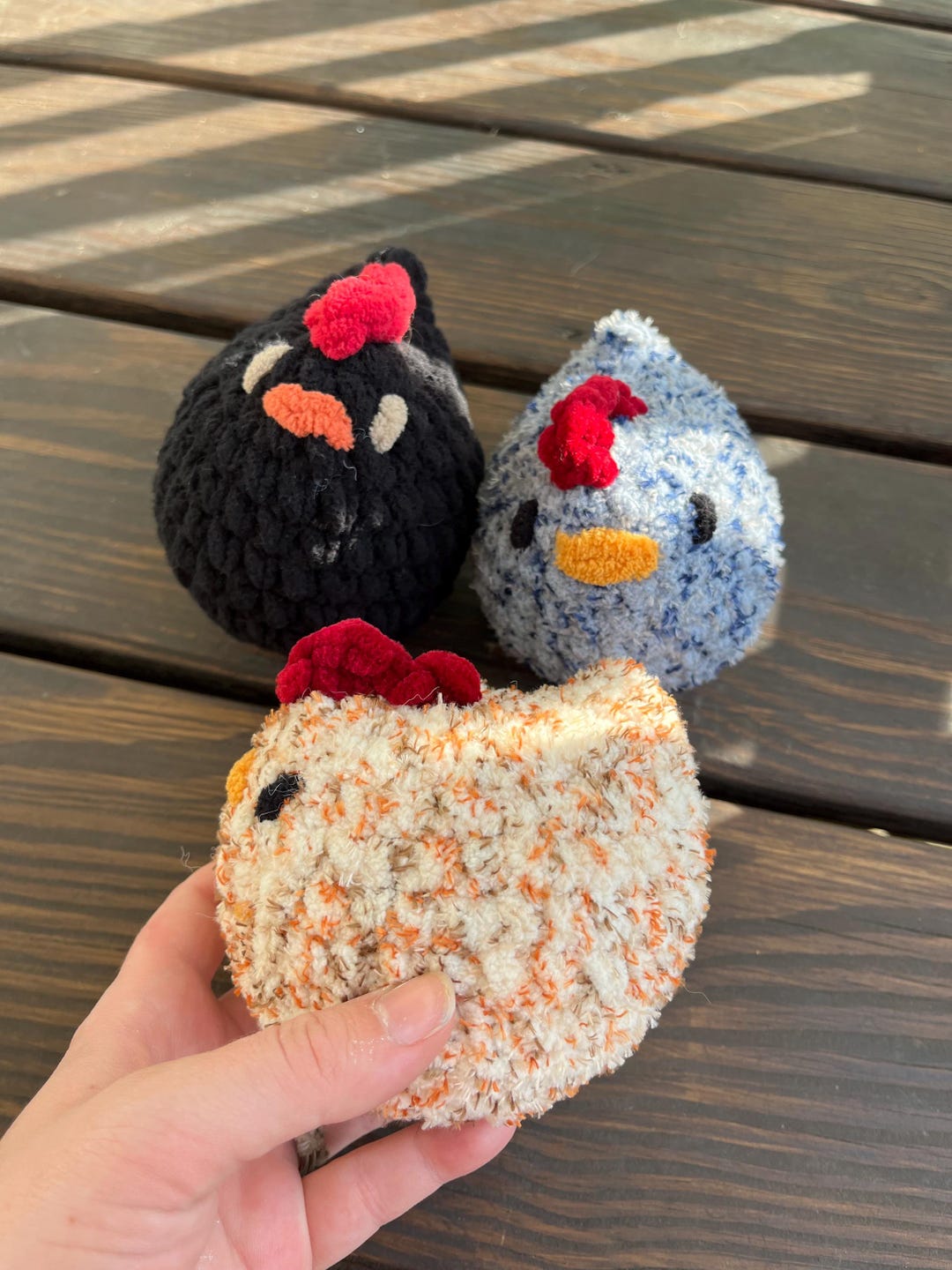 Mystery Chicken Plushie, Crochet Chicken, Baby Safe Plushie - Etsy