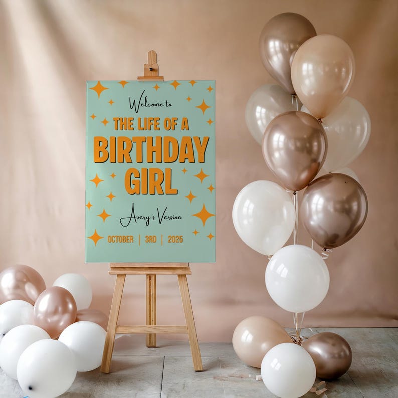 The Life of a Birthday Girl Party Bundle: Glam Showgirl Theme ...