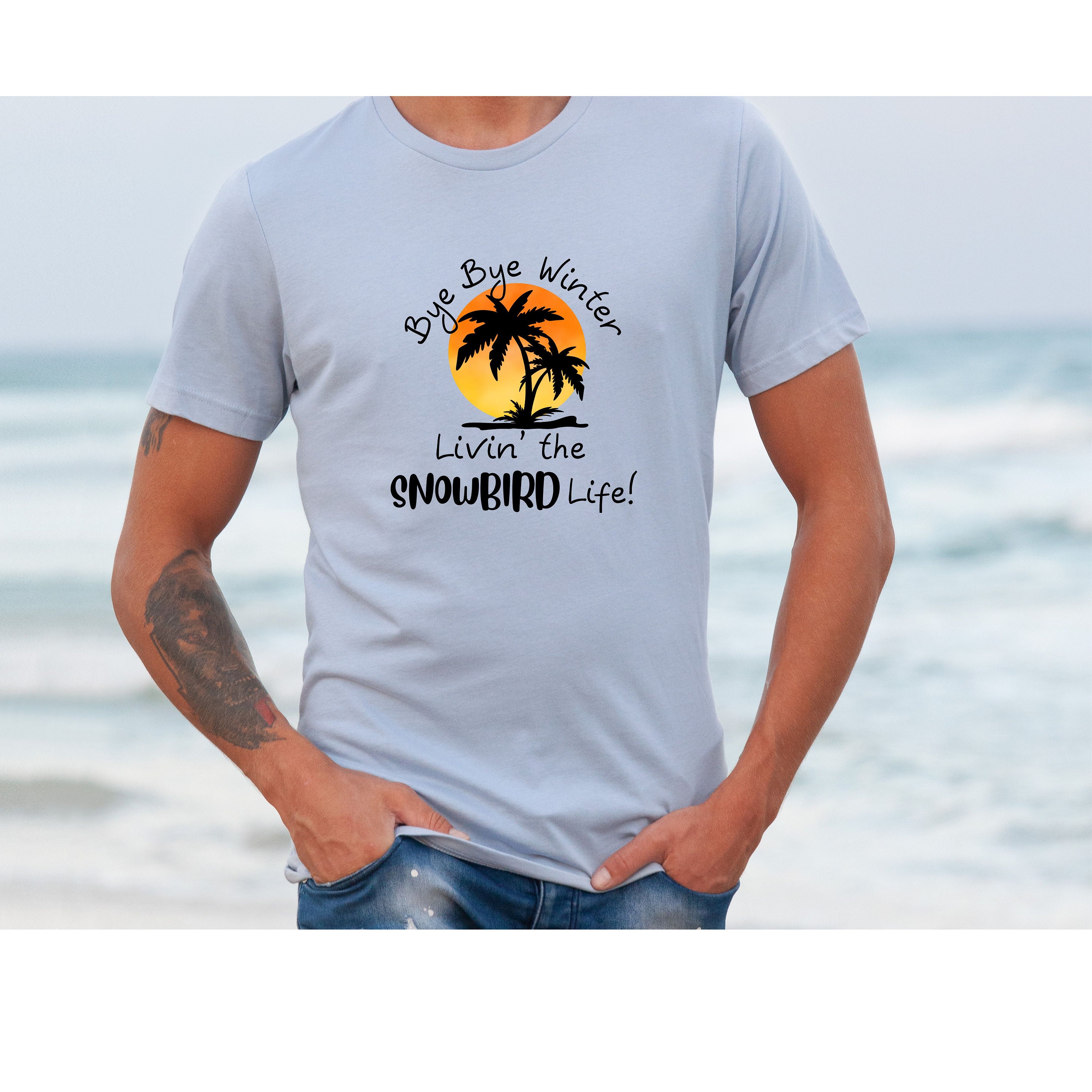 Snowbird T-shirt, Snowbird Couple Shirt, Gift for Snowbirds, Retirement ...