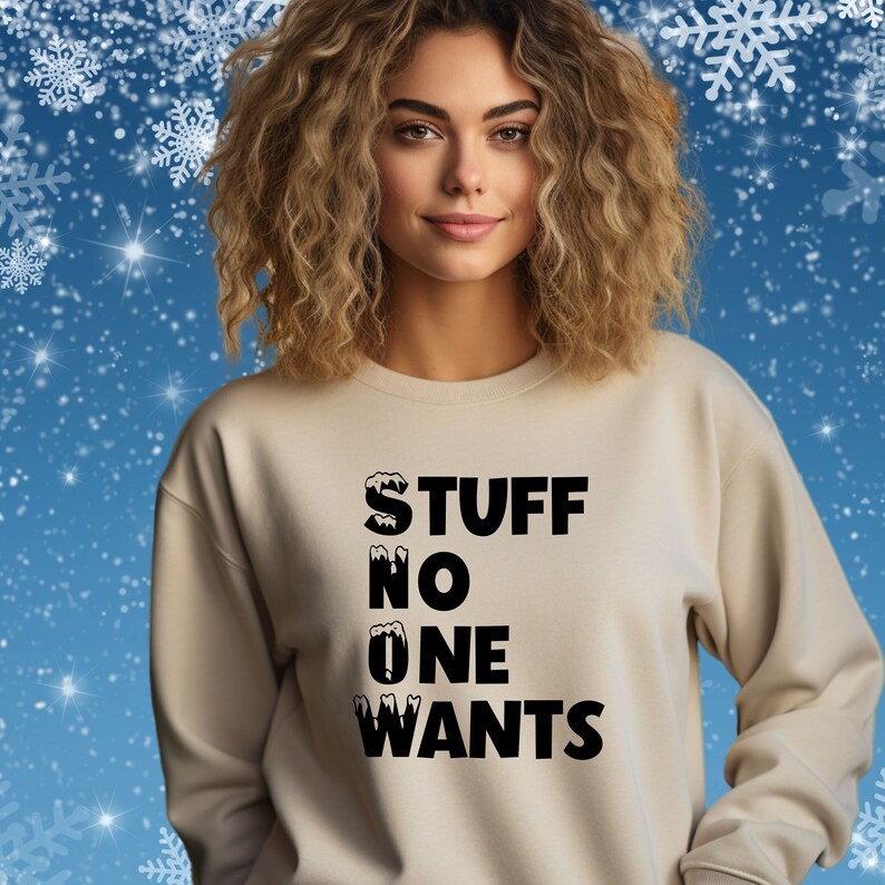 Funny Snow Sweatshirt, I Hate Snow Shirt, Snow Hater Shirt, Winter ...