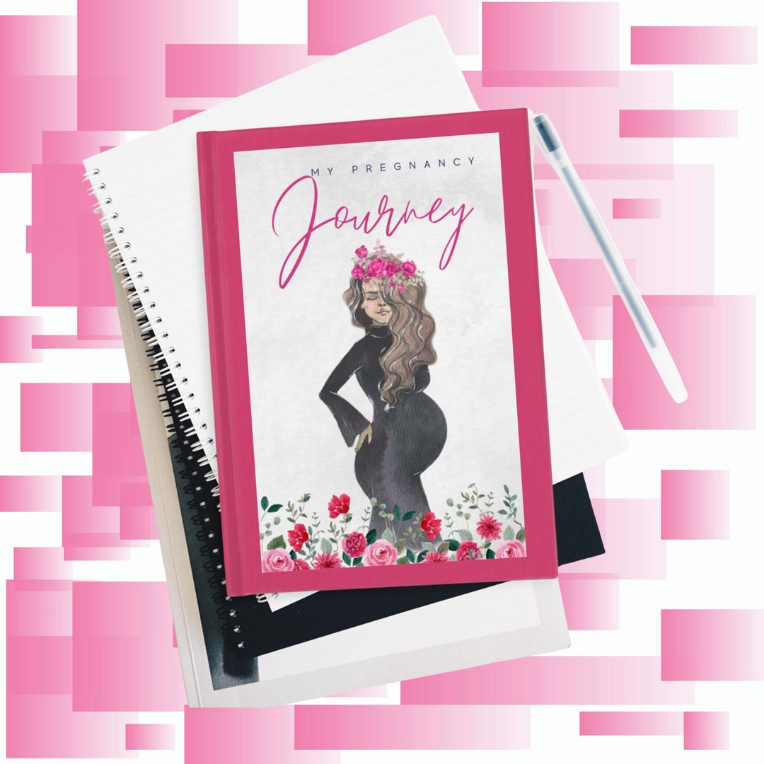 Pregnancy Journey Notebook, Pregnancy Journey Diary, Pregnancy Daily ...