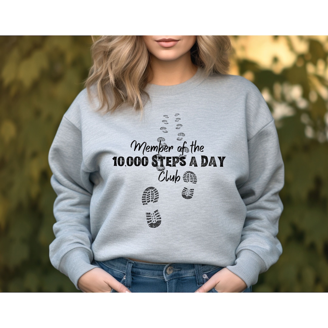 Walking Sweatshirt, Walking Club Shirt, Gift for Walking Tracker ...
