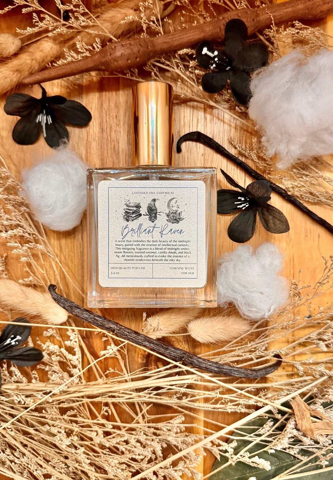Brilliant Raven Perfume | Made for Her - Etsy