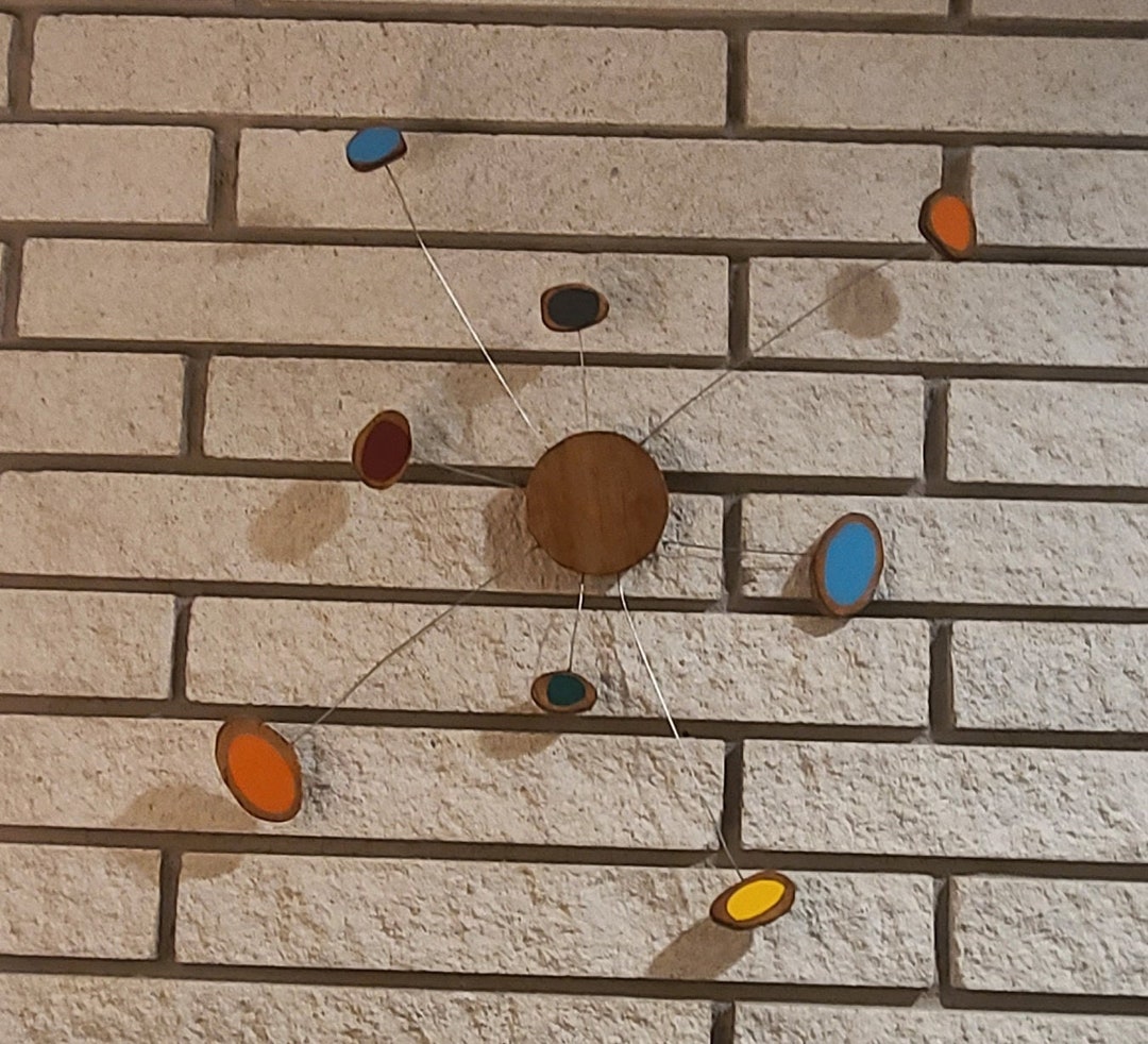 1 MCM Inspired ATOMIC Orb /orbs Circles Bubbles Wooden Wall Decor Mid ...