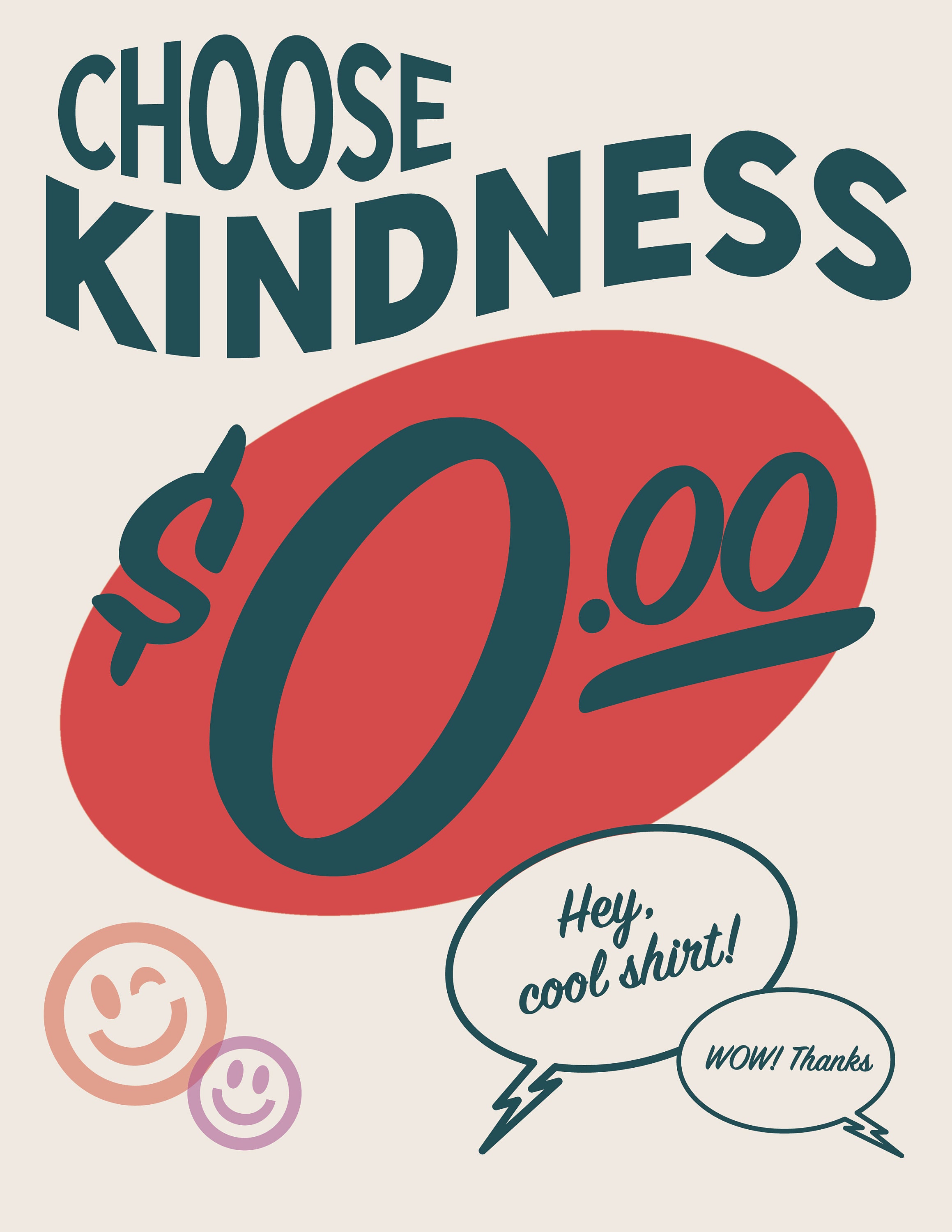 Choose Kindness Poster - Etsy