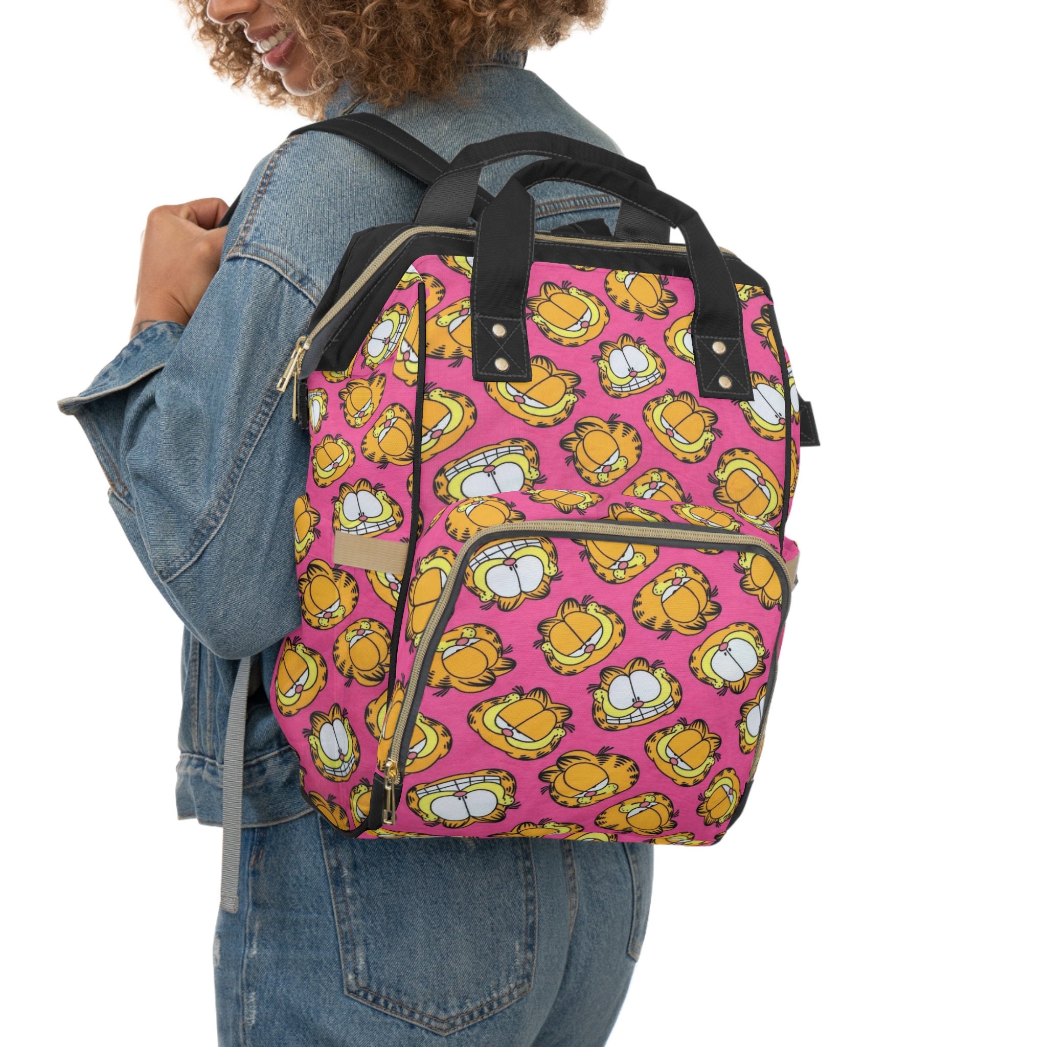 Garfield Overload Multifunctional Diaper Backpack black - Etsy