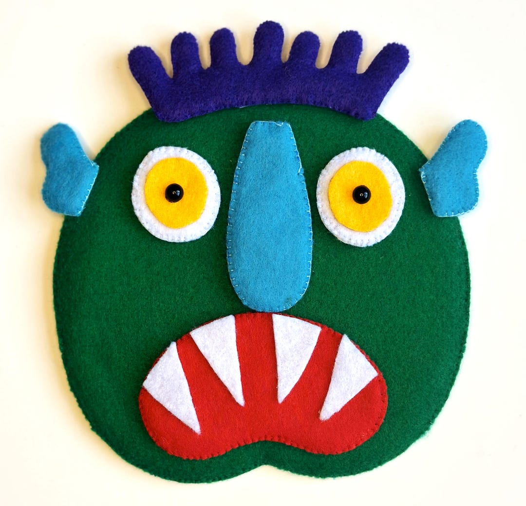 Go Away Big Green Monster Felt Story Set – Interactive Playset for ...